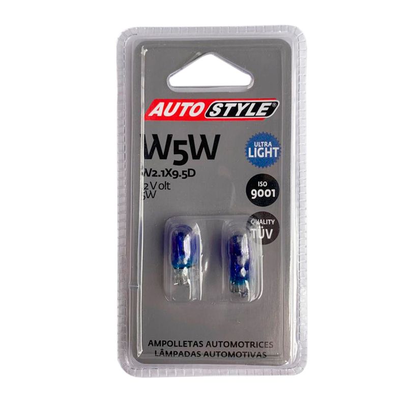 Bombillo Cocuyo W5w 5w X2luz Blanca Autostyle AUTOSTYLE | falabella.com