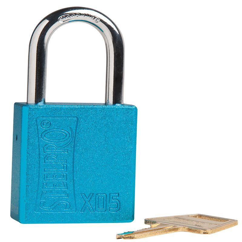 Paquete X 6 Unidades Candado Lock Out Azul STEELPRO | falabella.com