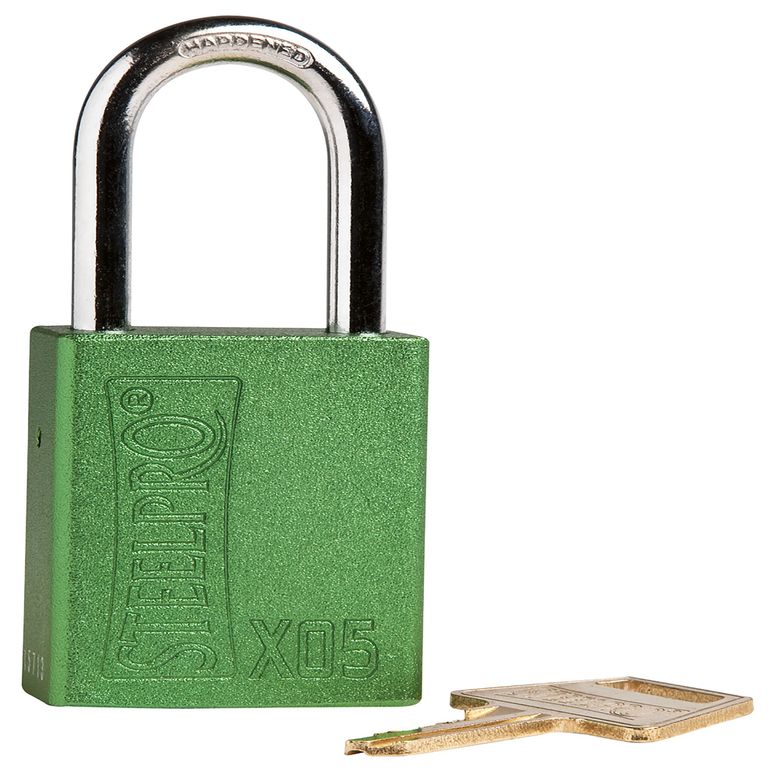 Paquete X 6 Unidades Candado Lock Out Verde STEELPRO | falabella.com
