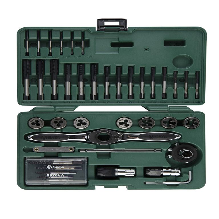 Set Rectificación Roscas Interior Exterior 40 Piezas Tipo Ord HSS Sata ...