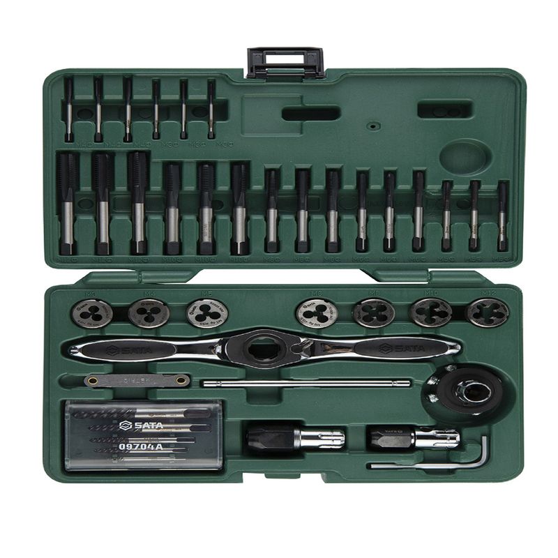 Set Rectificación Roscas Interior Exterior 40 Piezas Tipo Ord HSS Sata ...