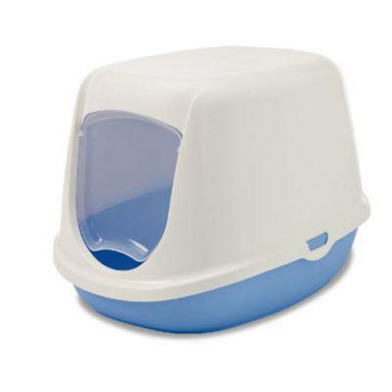 Arenera Para Gatos 35.5x33x44.5cm Pequeño Azul SAVIC | falabella.com