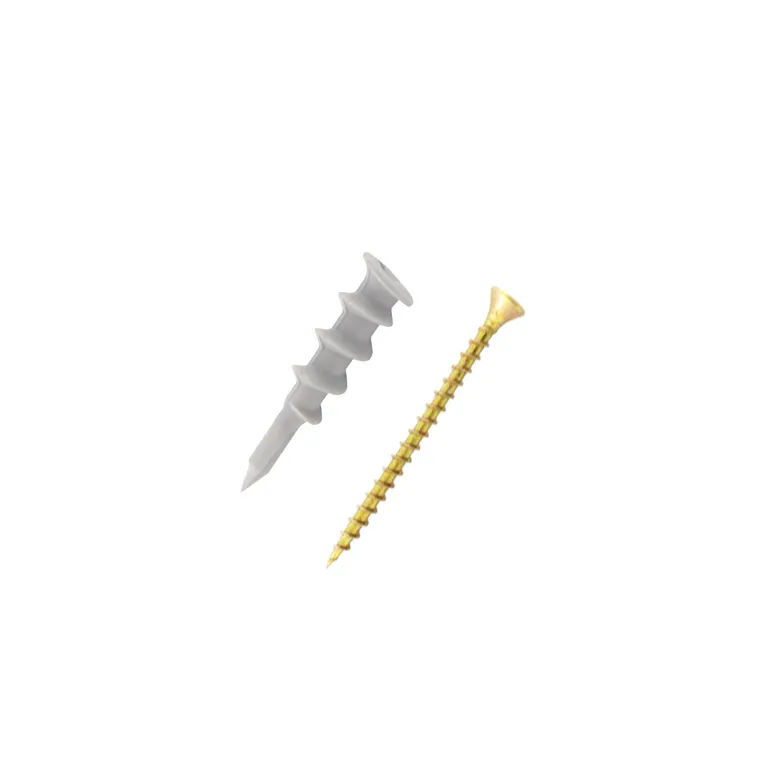 Chazo Plástico Drywall Ez100 Con Tornillo 10 Und Fixser | falabella.com