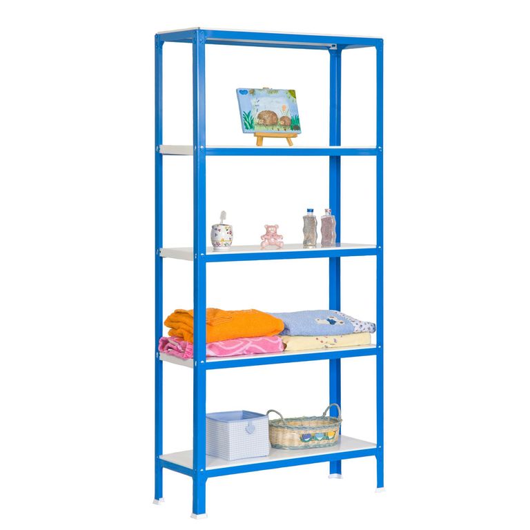 Kit Estantería Homeclick Mini 5/300 Azul/Blanco SIMONRACK | falabella.com