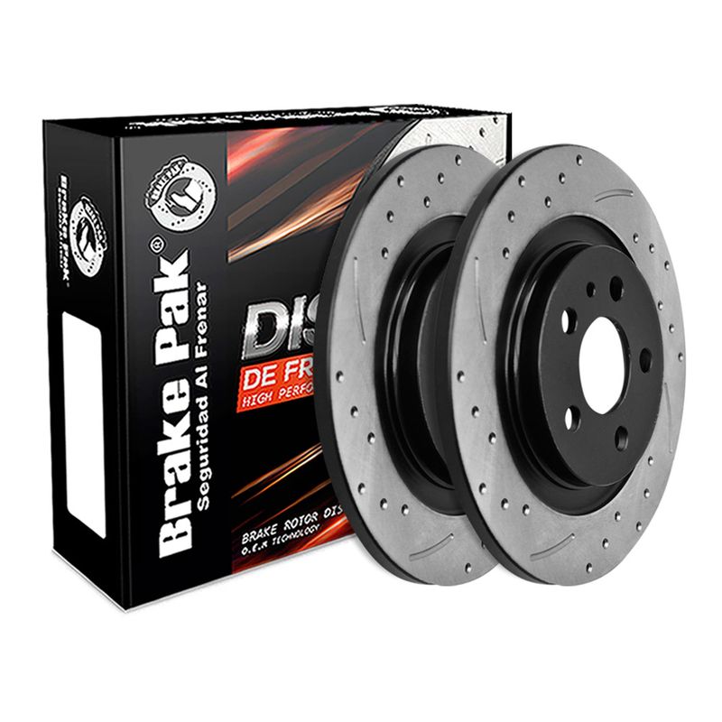 Set X2 Discos De Freno Brake Pak Para Peugeot 808 2.0 High Performance ...