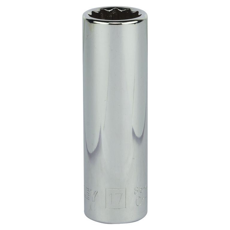 Dado Cubo Largos Métrico 12 Puntas Encastre de 1/2 Pulgada 17 mm ...