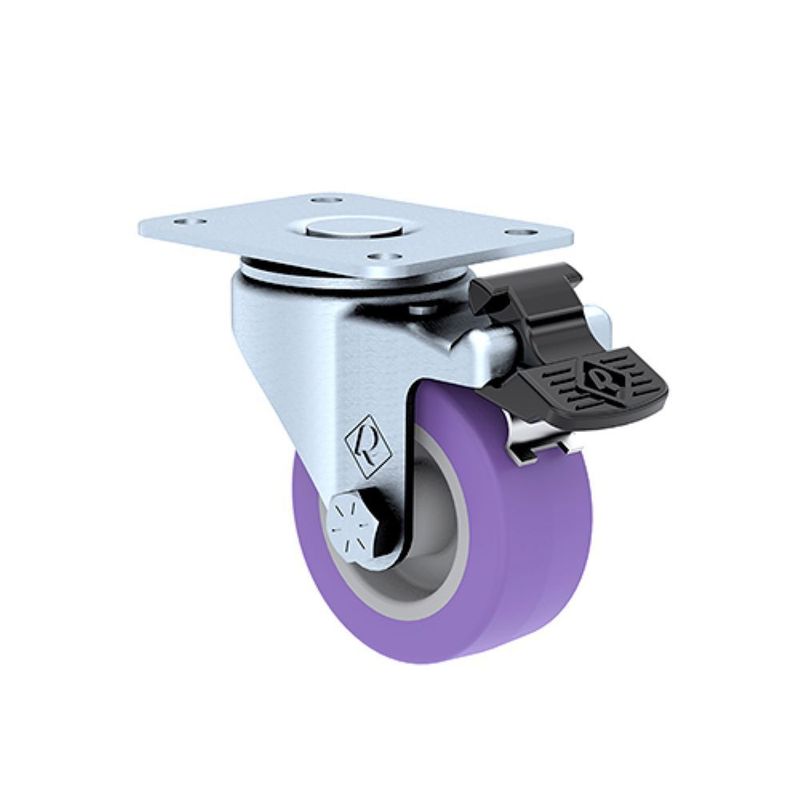 Freno Rueda rodaja Hule Termoplast 2 Pulg Morado RODAMEX | falabella.com