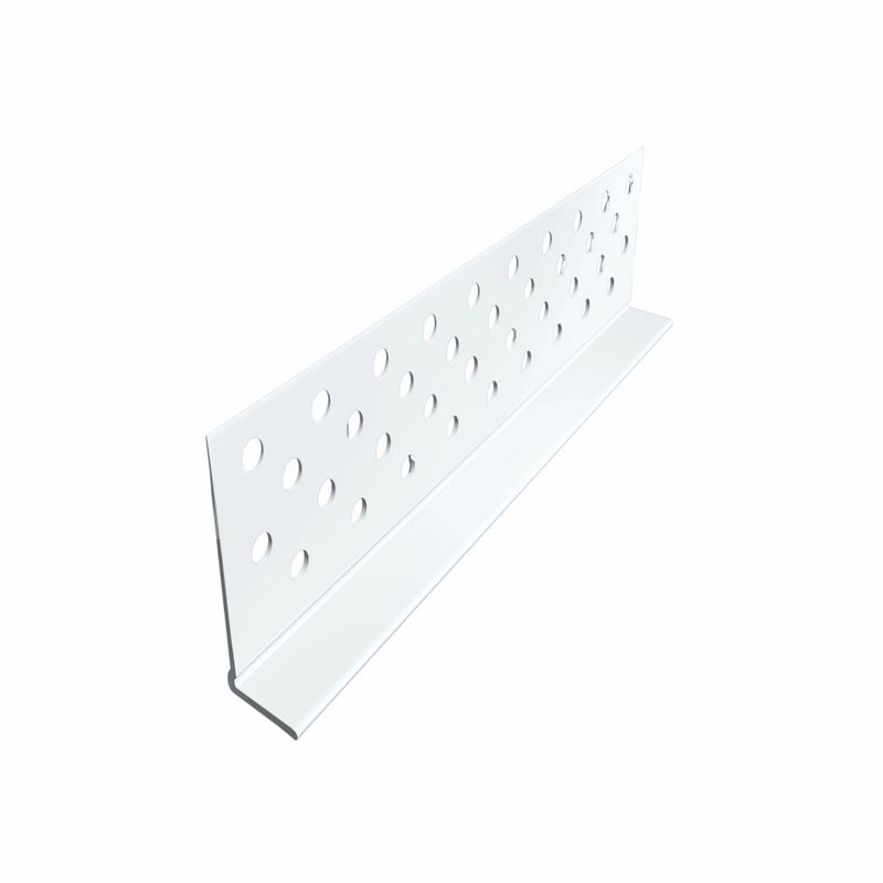 Reborde o Terminal En L Blanco de 10 mm x 2,44 Mts x 100 Unidades ...