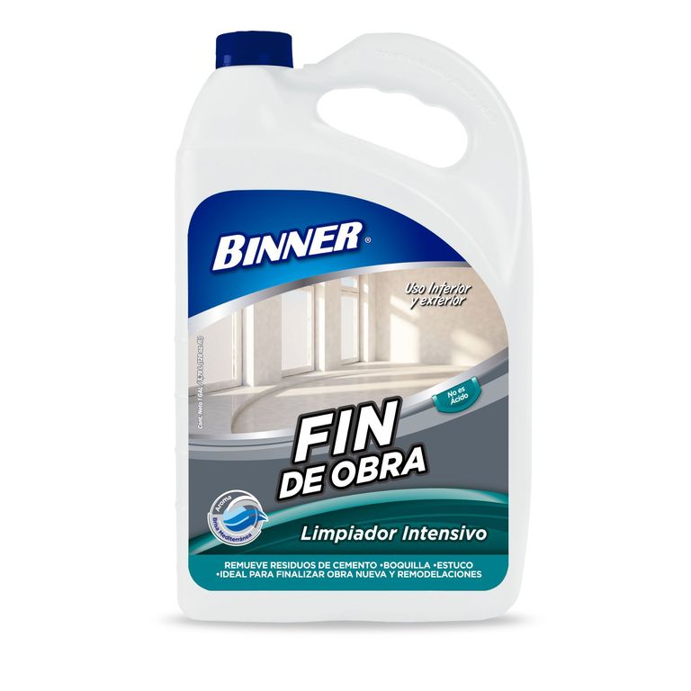 Limpiador Intensivo Fin de Obra 1 Galón BINNER | Falabella Colombia