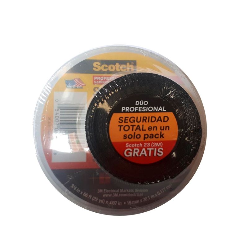 Pack Duo Profesional Cinta Aislante Scotch Super 33 x20mts + Cinta ...
