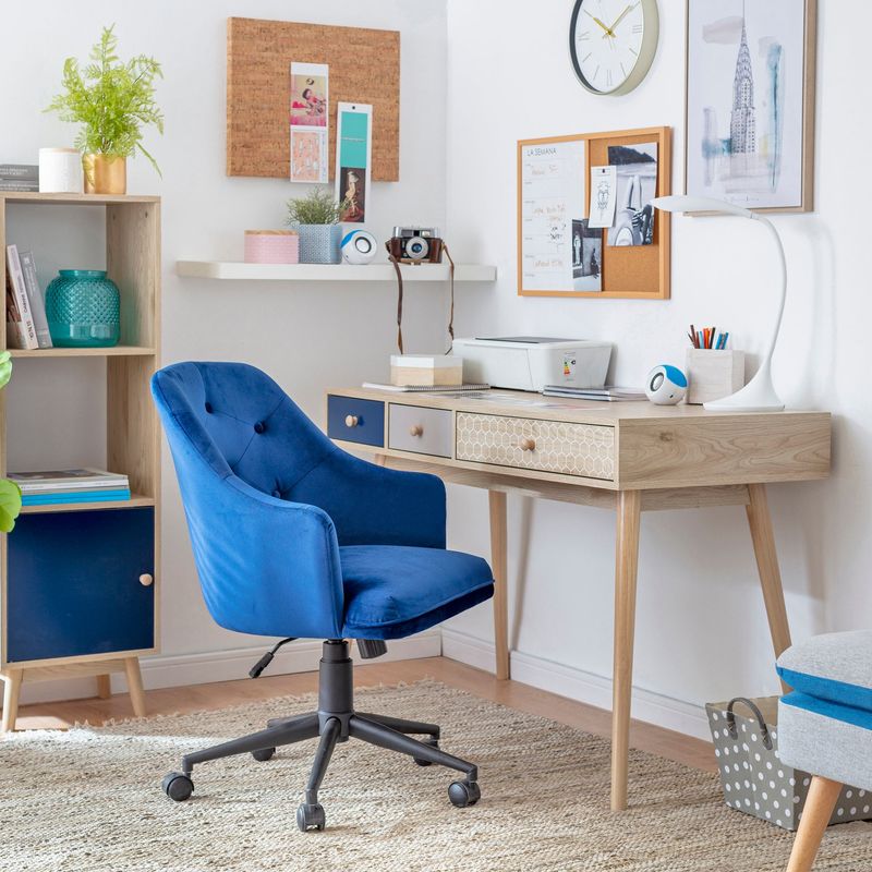 Escritorio Nórdico Madera 3 Cajones Anna | falabella.com