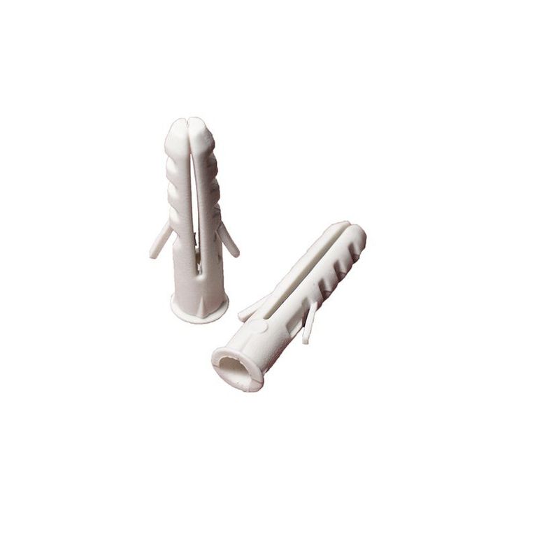 Paqx30000 Chazo Plástico Estriado 1/4 Blanco PRACTICASA | falabella.com