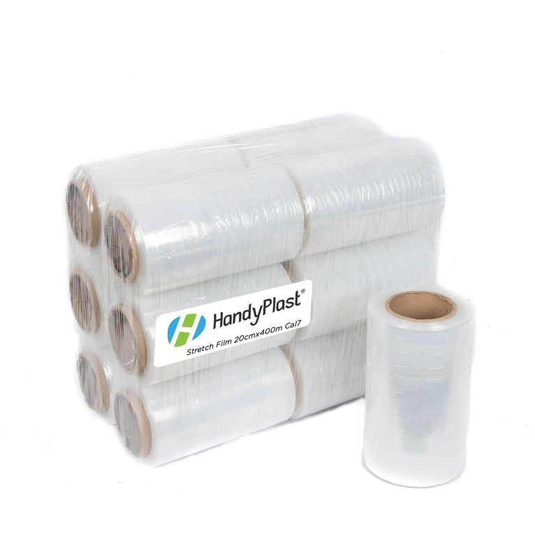 Set x 12 Rollo Stretch Film 20cm x 400m Calibre 7 GENERICO | Falabella ...