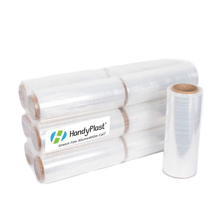 Set x 12 Rollo Stretch Film 30cm x 400m Calibre 7 GENERICO | falabella.com