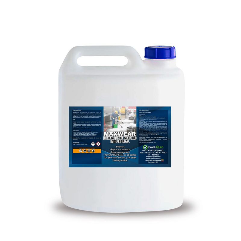 Detergente Neutro Industrial 4Lt PRODUQUIM | falabella.com