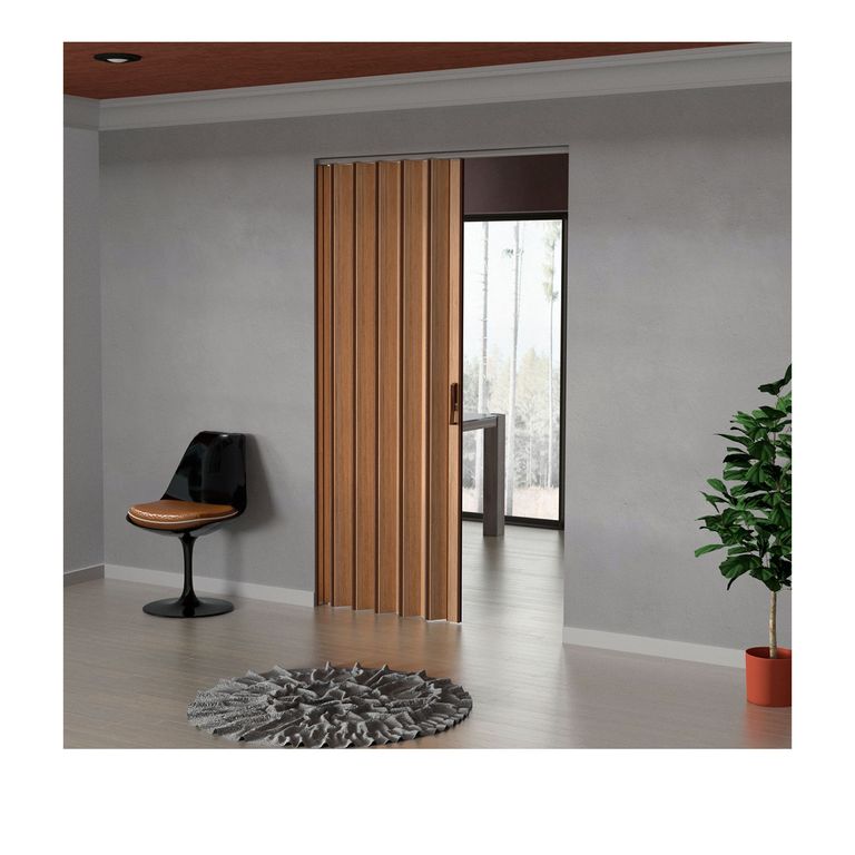 Puerta Plegable Madera MDP 396- 440X240 Apertura Izquierda - Rovere ...