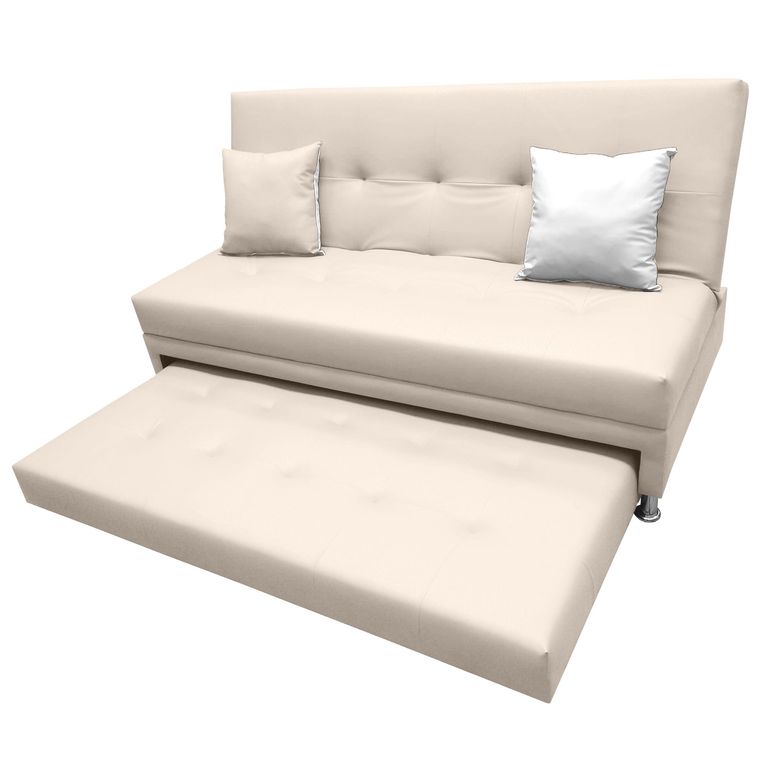 Sofá Cama Nido Confort 190X120 Lona Marfil NEW CONFORT | falabella.com