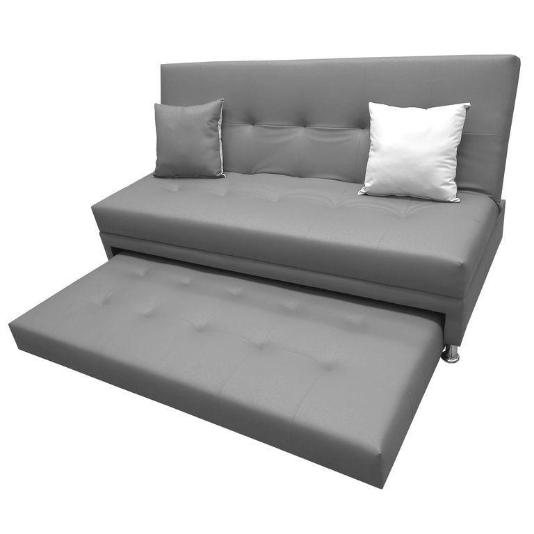 Sofá Cama Nido Confort 190X120 Paño Gris NEW CONFORT | falabella.com