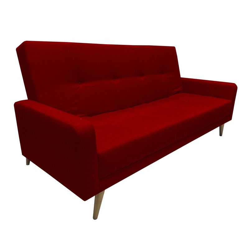 Sofá Cama Prisma 200X120 Paño Rojo NEW CONFORT | falabella.com
