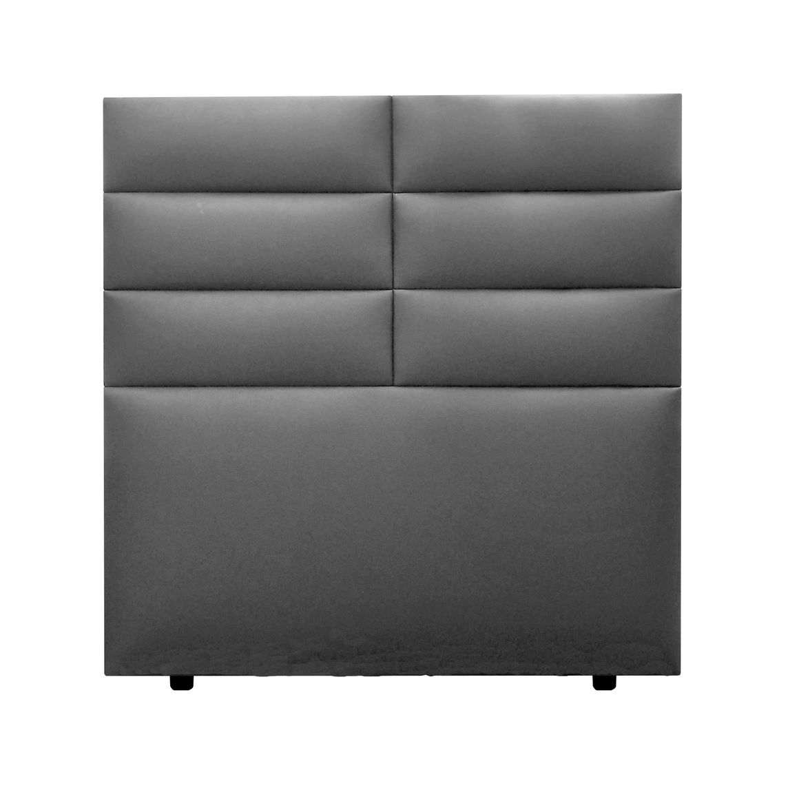 Cabecero Entero Sencillo 90X120 Sweep Ecocuero Gris - Homecenter.com.co