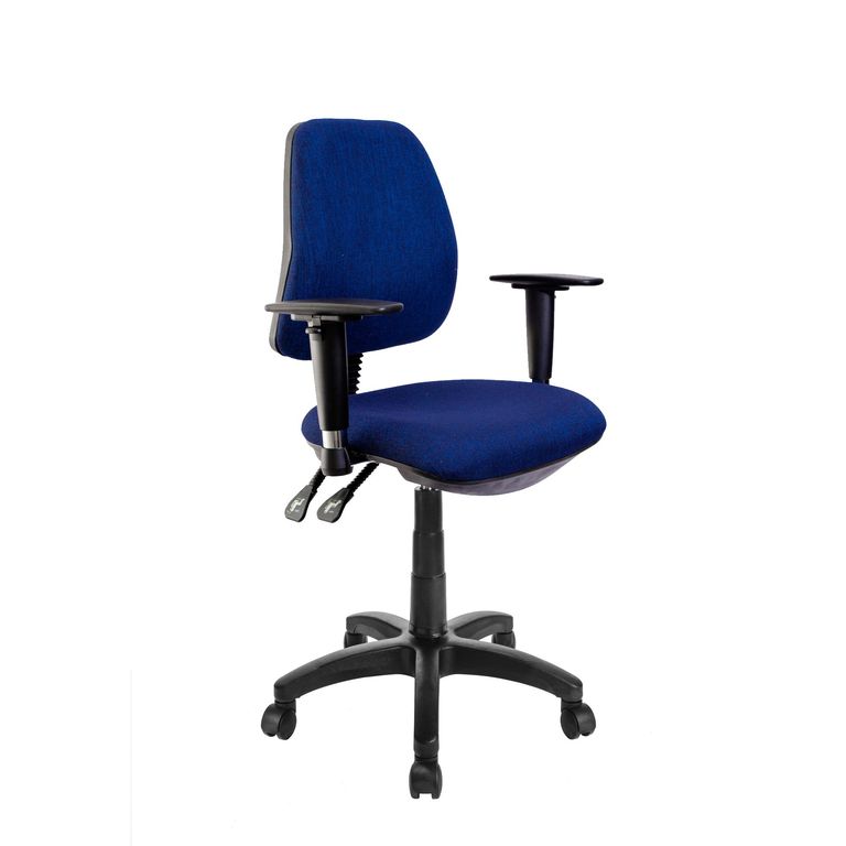 Silla Ejecutiva Tapizada Evo Base Br Aj Azul Ny Mb2 GENERICO ...
