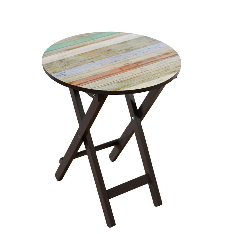Mesa Redonda Wood 60x60cm HOMESTYLE | Falabella Colombia