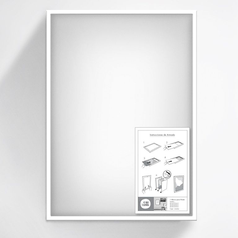 Marco Posters 50x70 Cm Blanco CASA BONITA | falabella.com