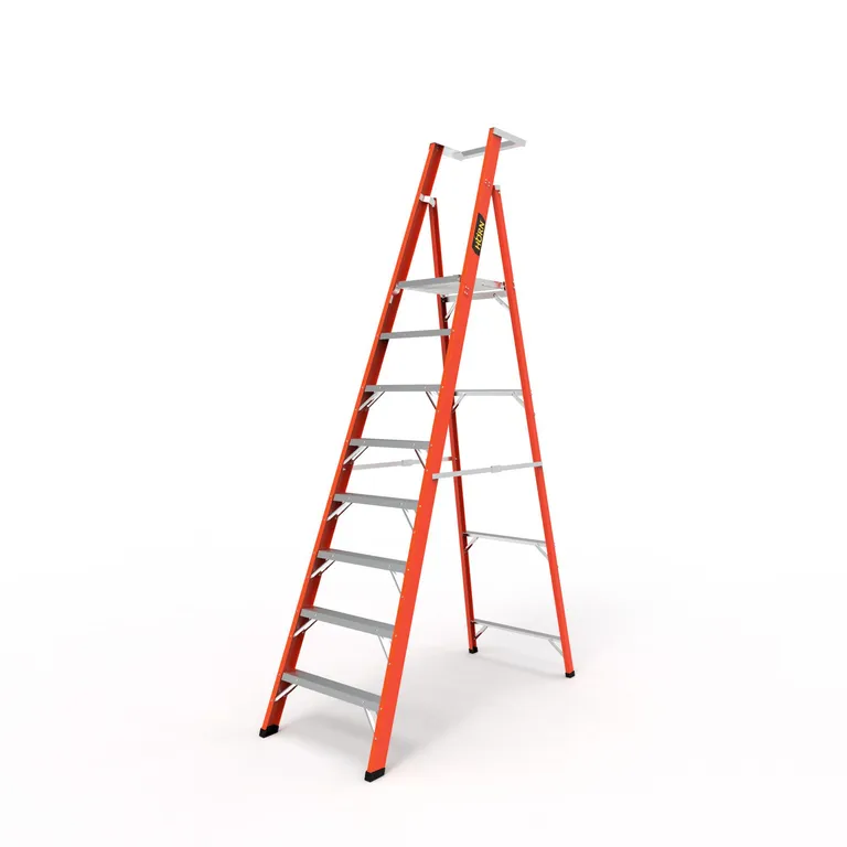 Escalera 8 P Plataforma Fibra de Vidrio 300 lb Horn HORN | falabella.com