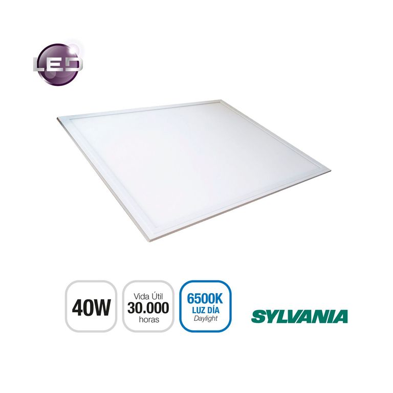 Panel LED Cuadrado 60x60 40w Luz Fría 100-277v SYLVANIA | falabella.com