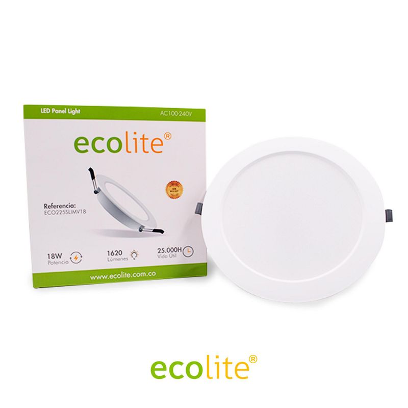 Panel Inc. Redondo 18W 3000K ECOLITE | falabella.com