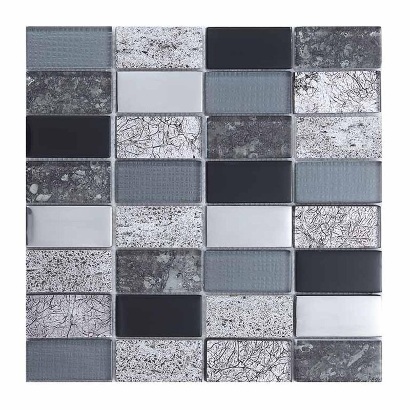 Mosaico Infinity Black 30X30 Cm INTERMATEX | falabella.com