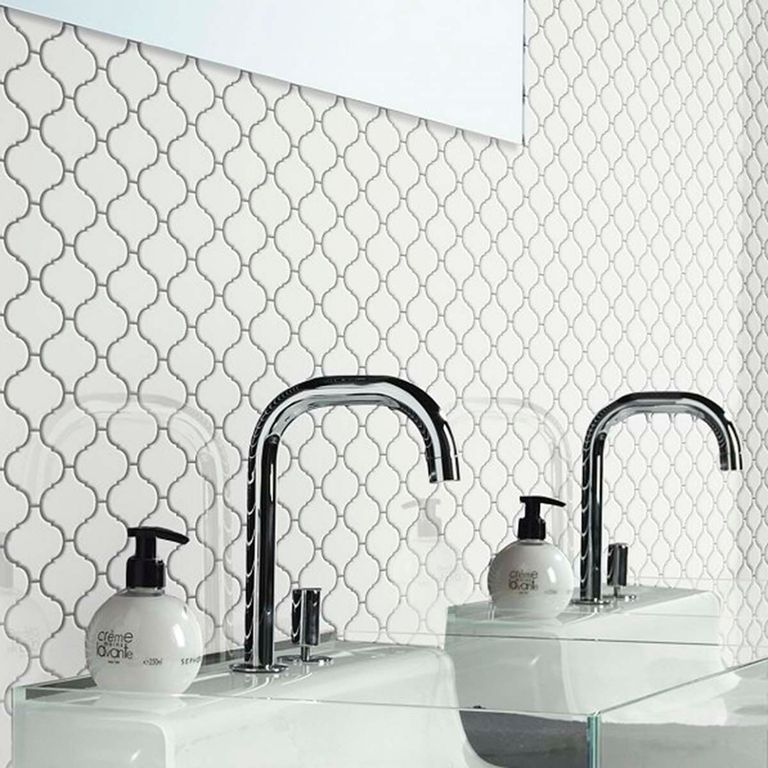 Mosaico Flame White Gloss 30x30cm INTERMATEX | falabella.com