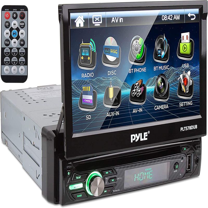 Reproductor para Carro PYLE con Pantalla Táctil Motorizada de 7" y ...