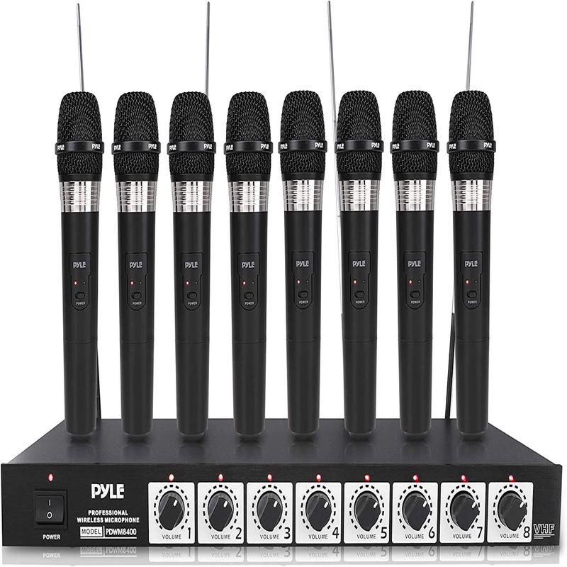 Kit 8 Micrófonos Inalámbricos 8 Canales PYLEPRO | falabella.com