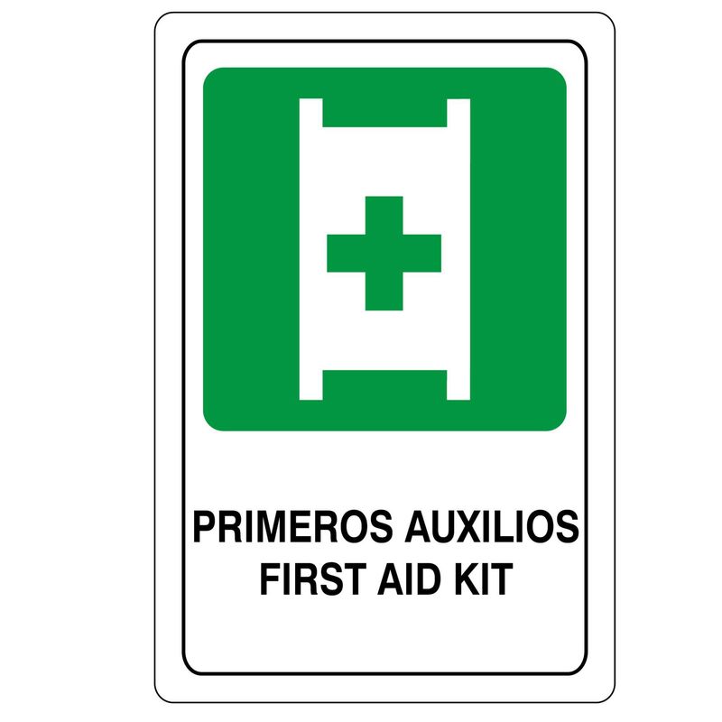 Señal Evacuacion Primeros Auxilios 22X15 GENERICO | falabella.com