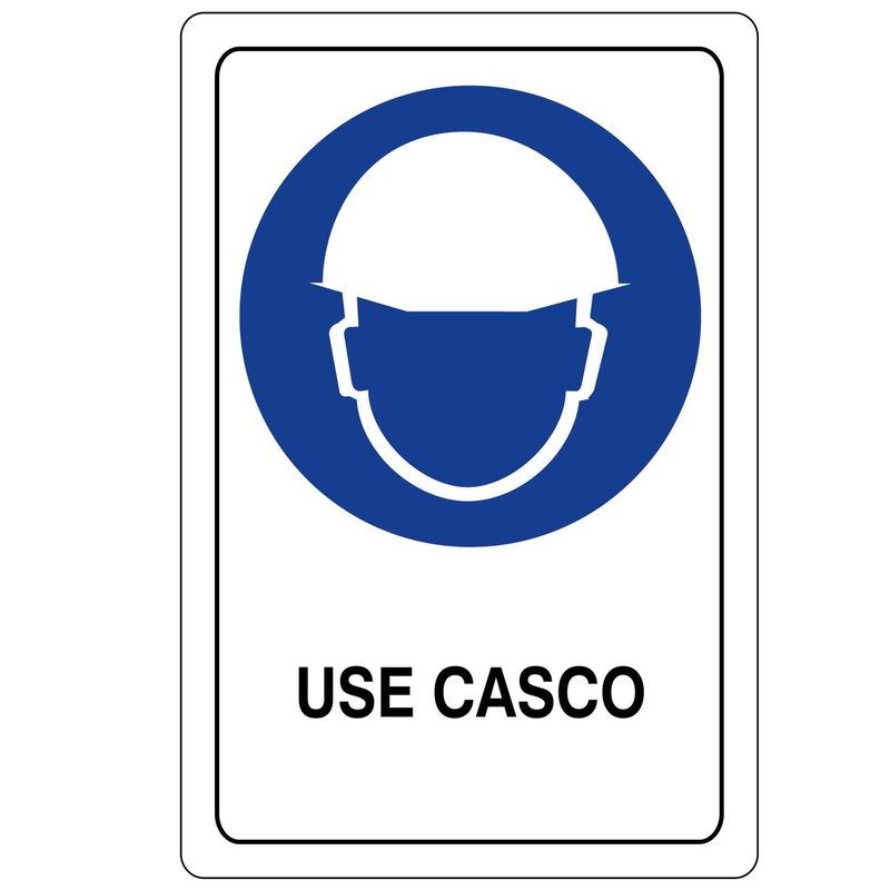 Señal Obligacion Use Casco 22X15 C.20 GENERICO | falabella.com
