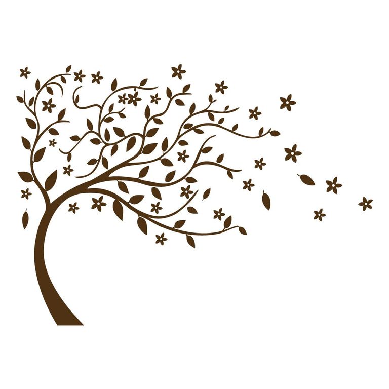 Vinilo Árbol Inclinado T2 270x200 VINILOVERS | falabella.com