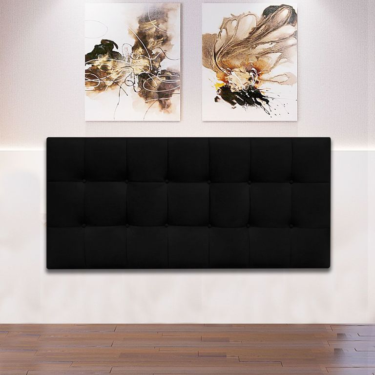 Cabecero Flotante con Botón 200X60 Eco Negro MAGIC CLASS | falabella.com