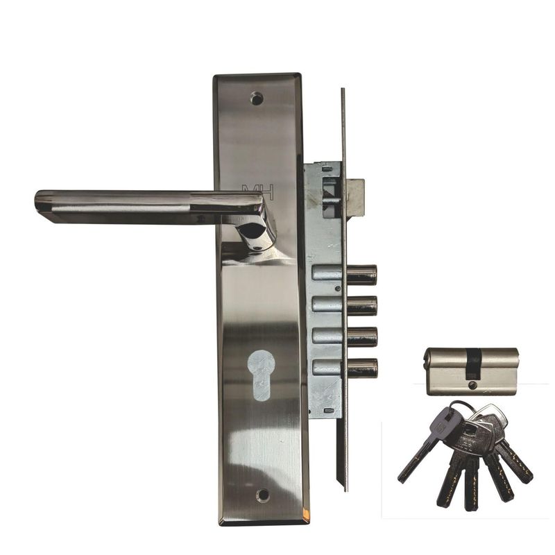 MP CERRADURA PPAL 4 PASADORES MANIJA PLACA LARGA M&H SECURITY LOCKS ...