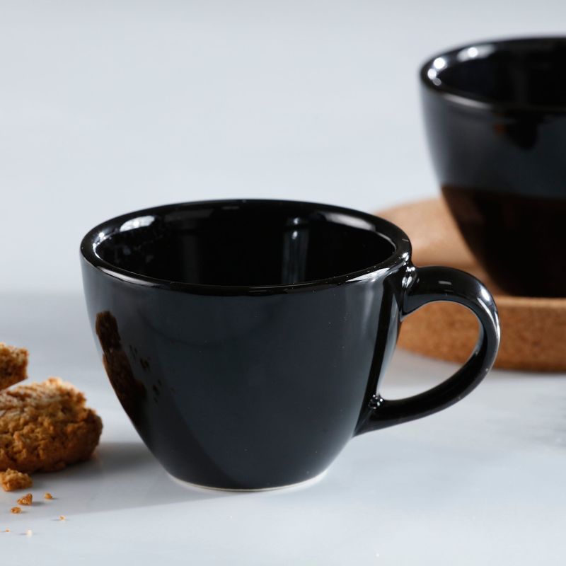 Pocillos Café 74.2Cc 4 Unidades Negro CORONA | falabella.com