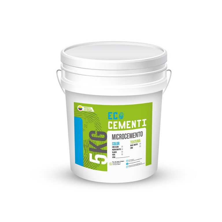 Microcemento Fino Gris Claro 5 Kg ECOCEMENTI | Falabella Colombia