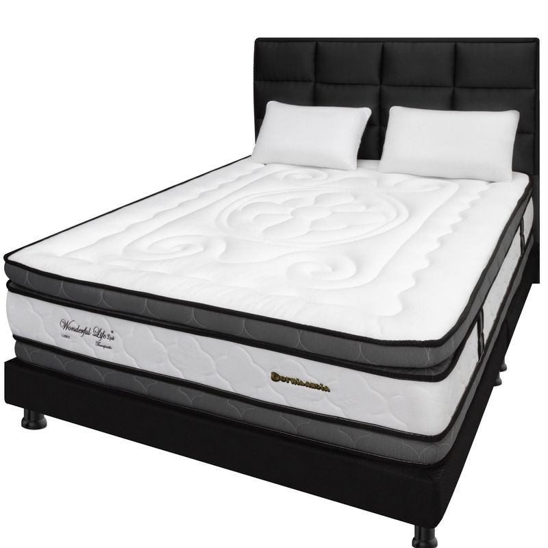 Mega Combo Colchón 200x200 Resortado Wonderful Dp DORMILANDIA | falabella.com