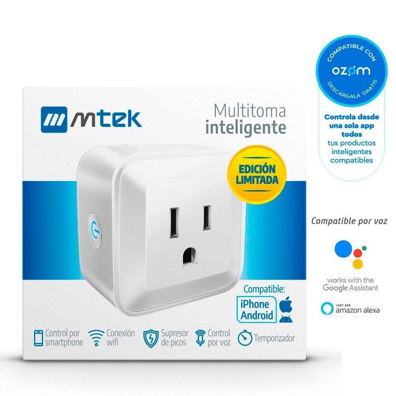 Multitoma Inteligente In&Out Mtek 1 Salida Wifi MTEK | falabella.com