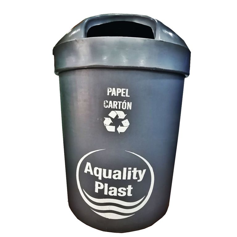 Caneca Plástica para Basura 85L Gris AQUALITY PLAST | falabella.com