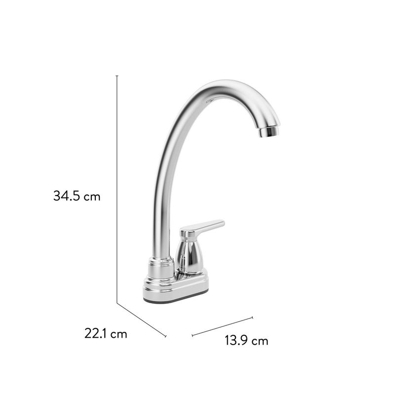 Conjunto Grifería Lavaplatos Sencilla Nogal Lt GRIVAL | falabella.com