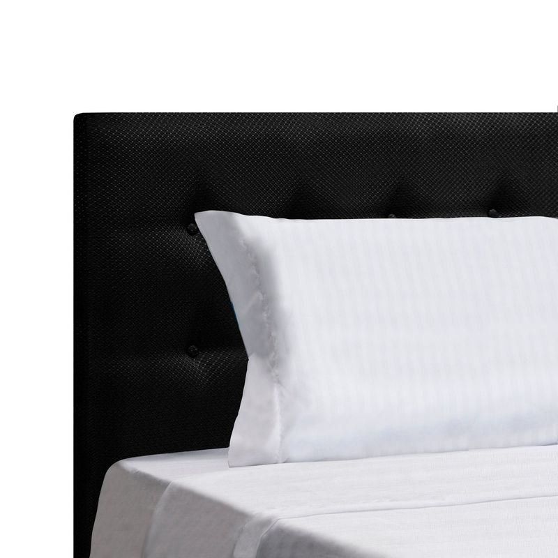 Juego De Sábanas Embozada Sencilla 100X190 Blanco DORMILANDIA ...