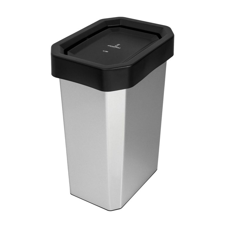 Caneca Plástica 26 Litros Blanco- Reciclable con Tapa Vaivén ESTRA ...