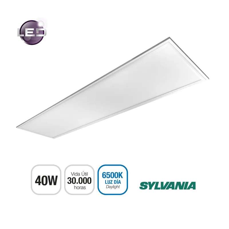 LED Panel Rectangular 30x120 cm 40w Luz Fría SYLVANIA | falabella.com