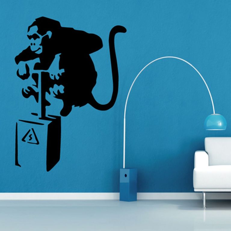 Vinilo Simio con Explosivos 40x60cm VINILOVERS | falabella.com