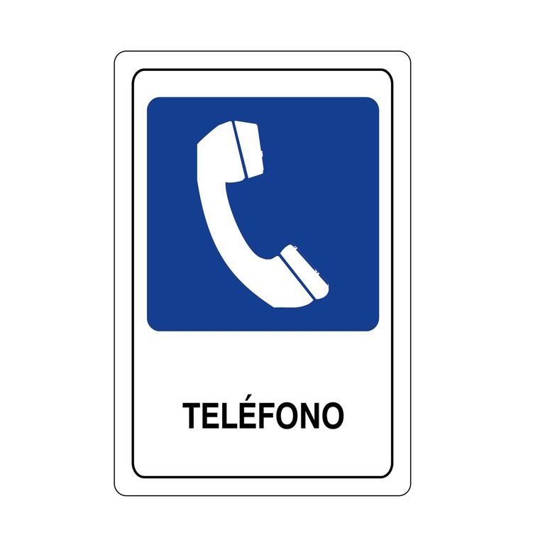 Señales de Información Teléfono 22x15 Cm GENERICO | Falabella Colombia